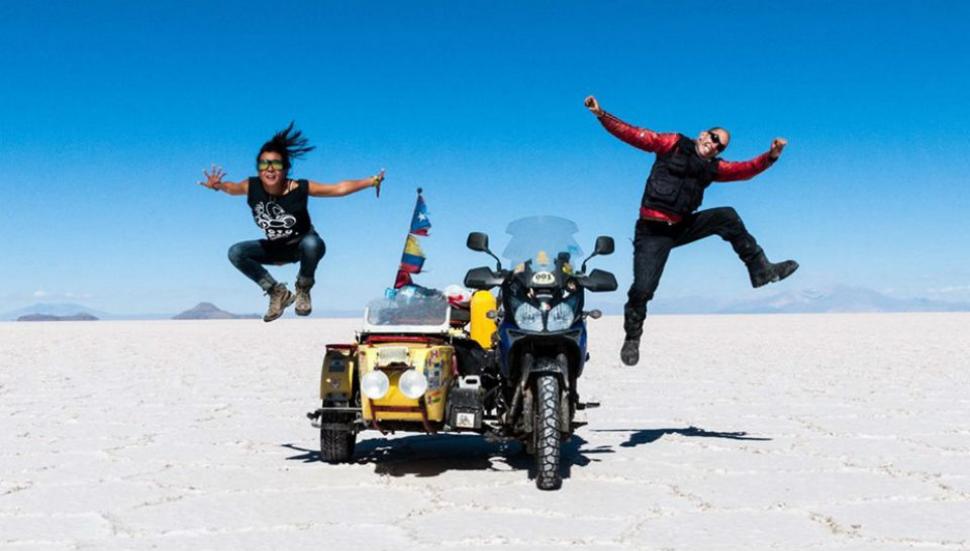 Llegaron en moto a Salta desde Estados Unidos - LA GACETA Salta